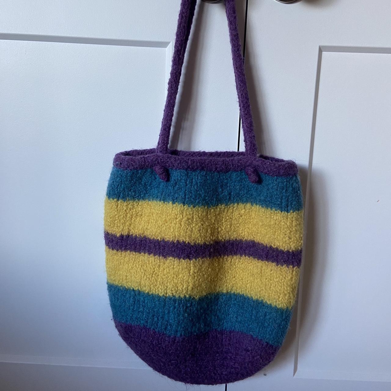 Handmade felted wool tote bag. Super fun and... - Depop