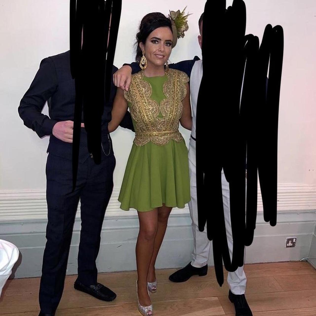 Selling this mark Melia dress and fascinator like... - Depop