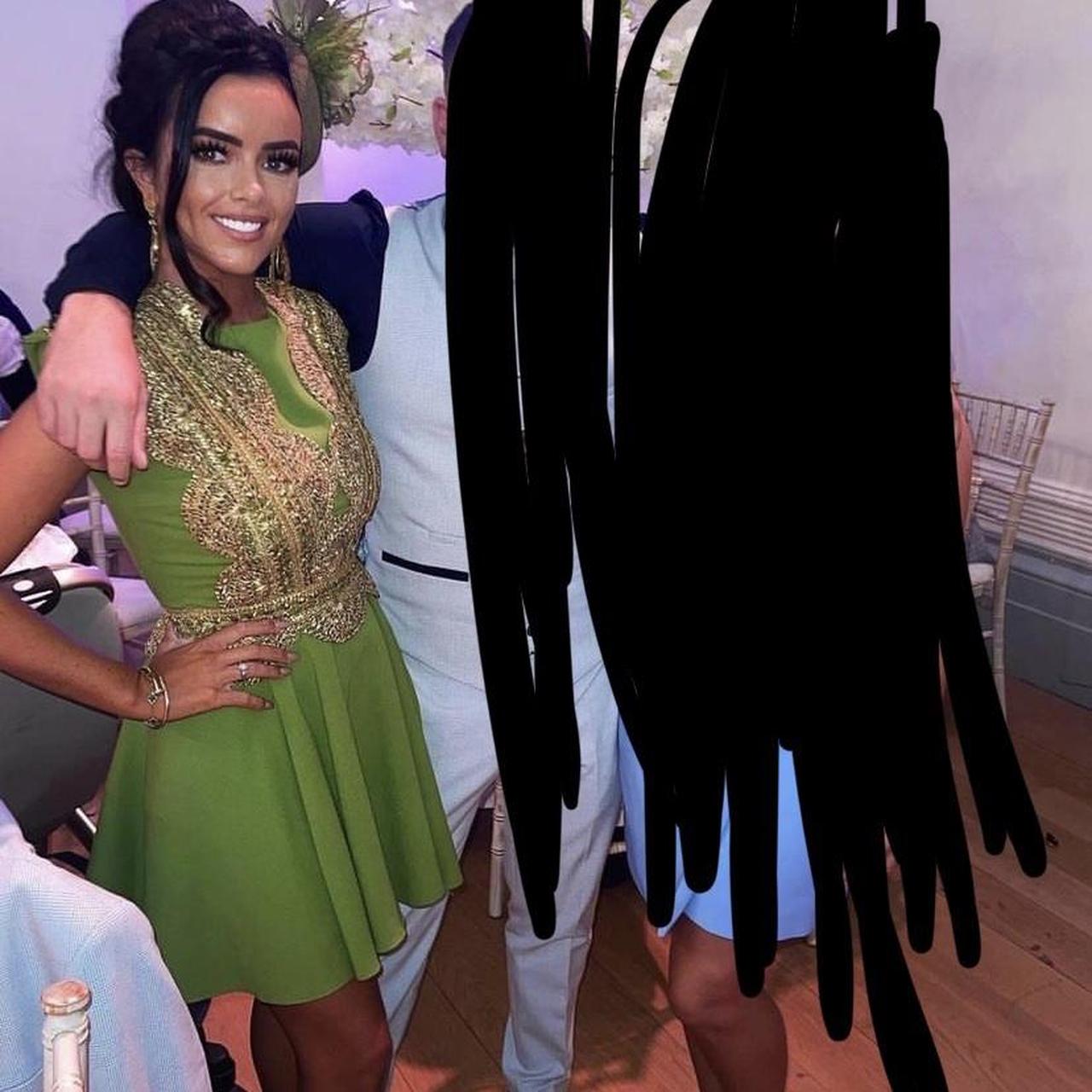 Selling this mark Melia dress and fascinator like... - Depop