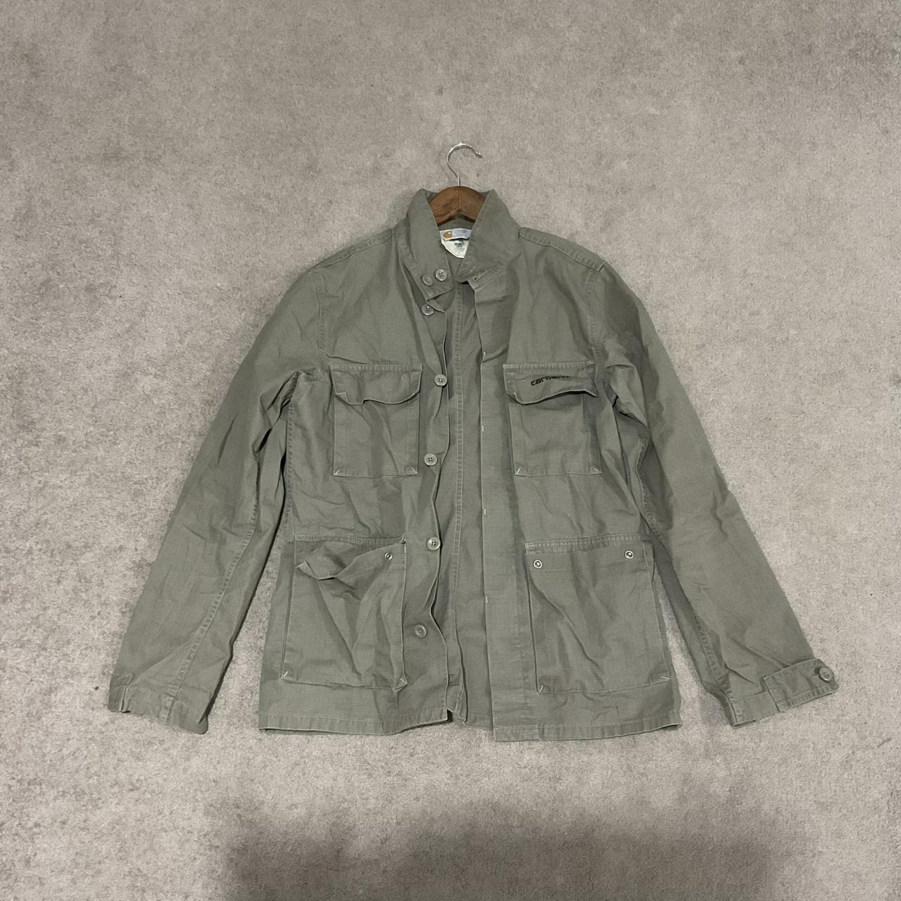 Carhartt Khaki Workwear Jacket Men’s size=... - Depop