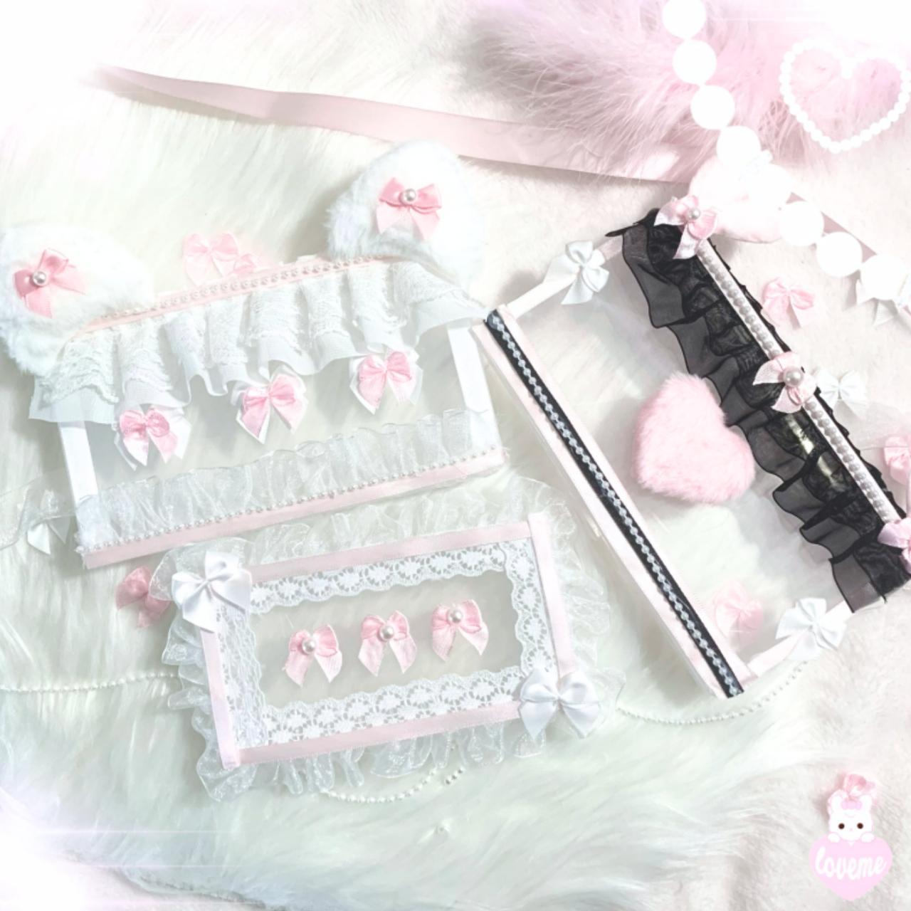 coquette / lolita / dollette boxes ♡ - cat ear &... - Depop