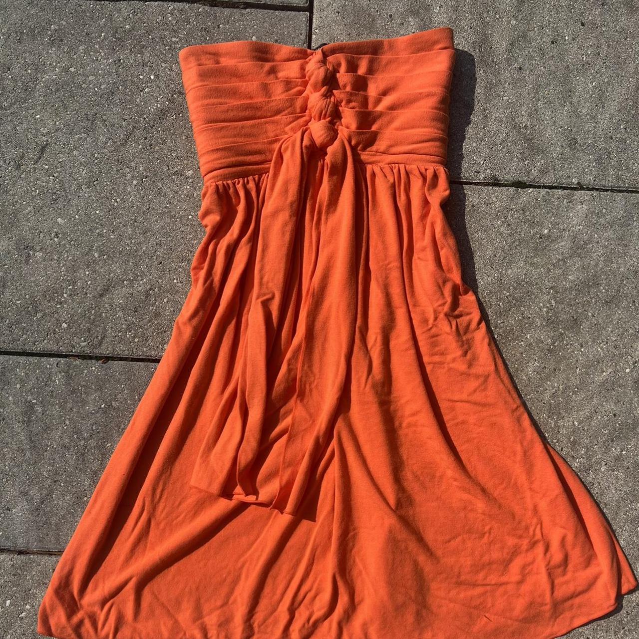 Women's Orange Dress | Depop