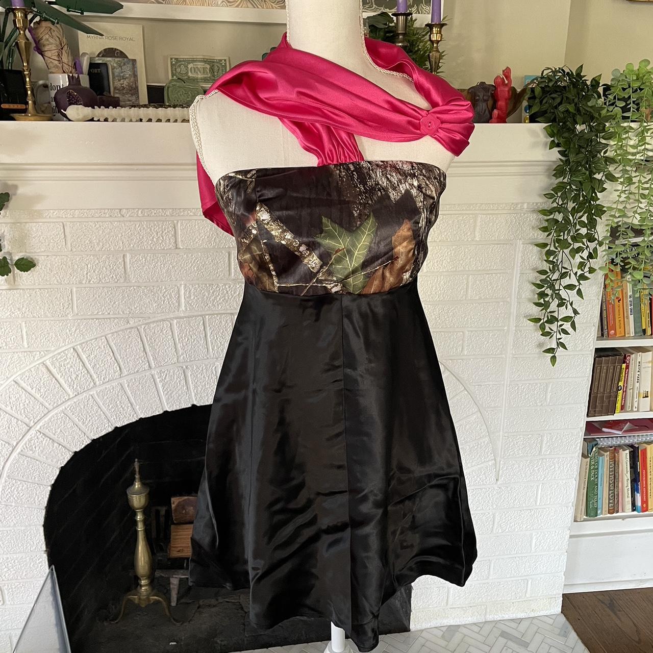 Realtree mossy oak mini dress. Incredible handmade... | Depop