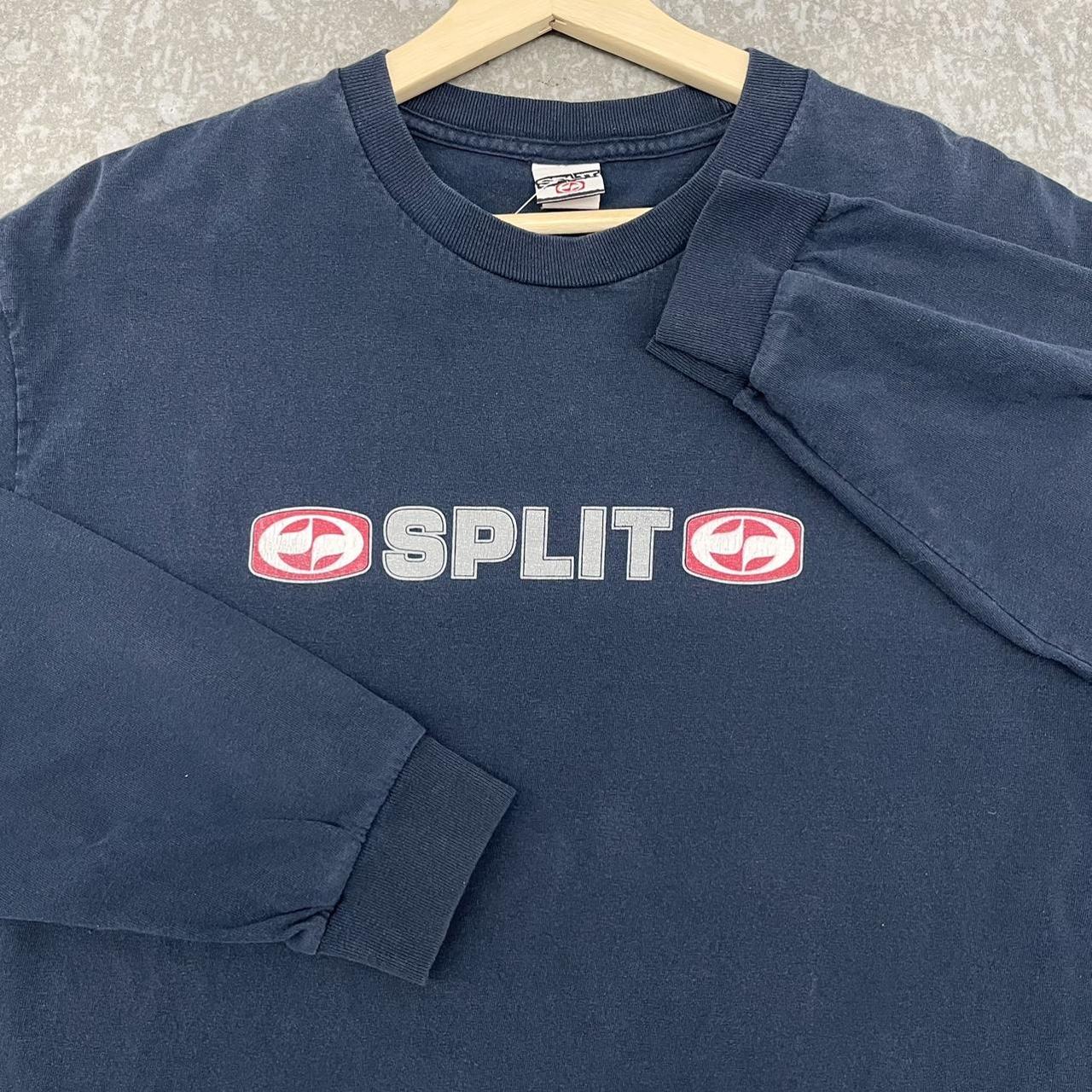 Vintage Y2K Split Clothing Skate Long Sleeve Shirt... - Depop