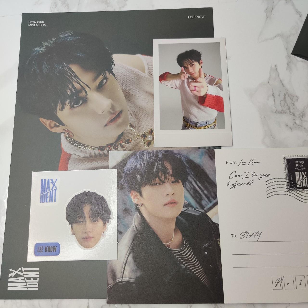 STRAY KIDS LEE KNOW MAXIDENT POSTCARD/LOVE LETTER/... - Depop