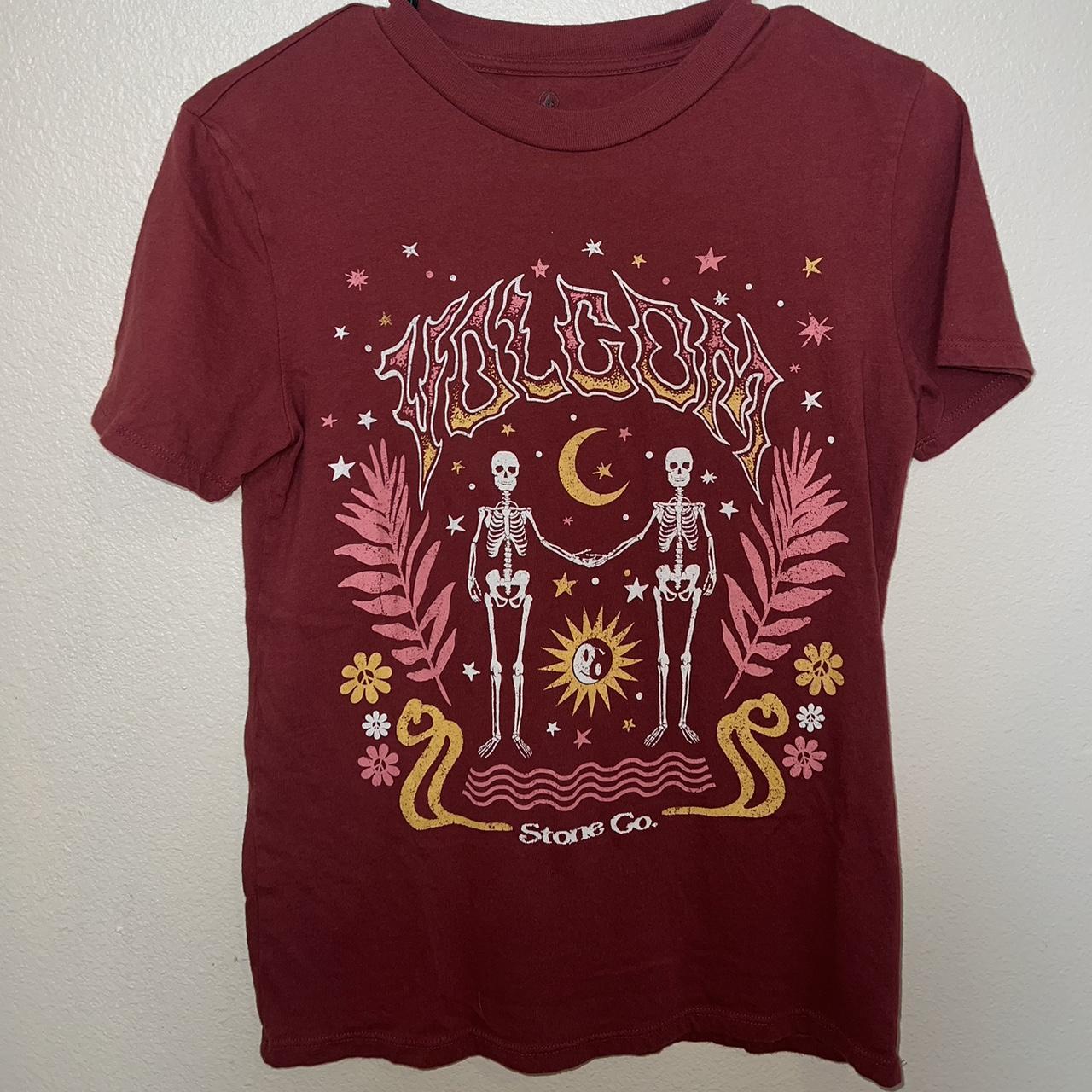 volcom graphic tee - Depop