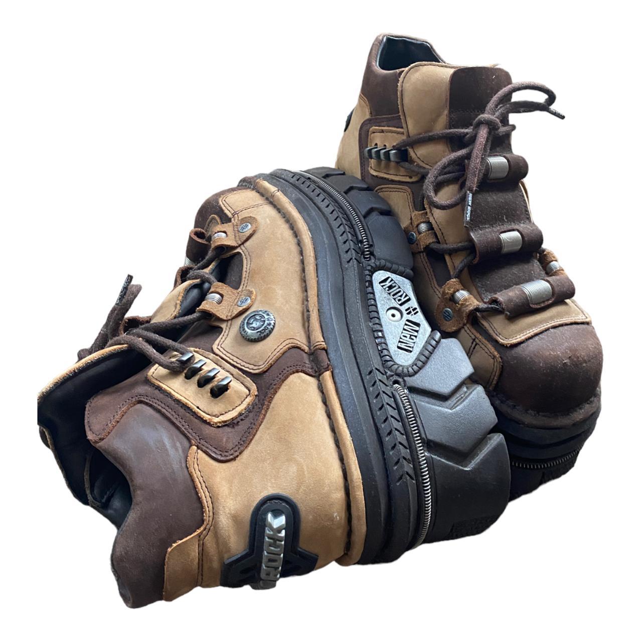 NEW ROCKS BROWN SUEDE ANKLE BOOTS SIZE 7 (40) The... - Depop