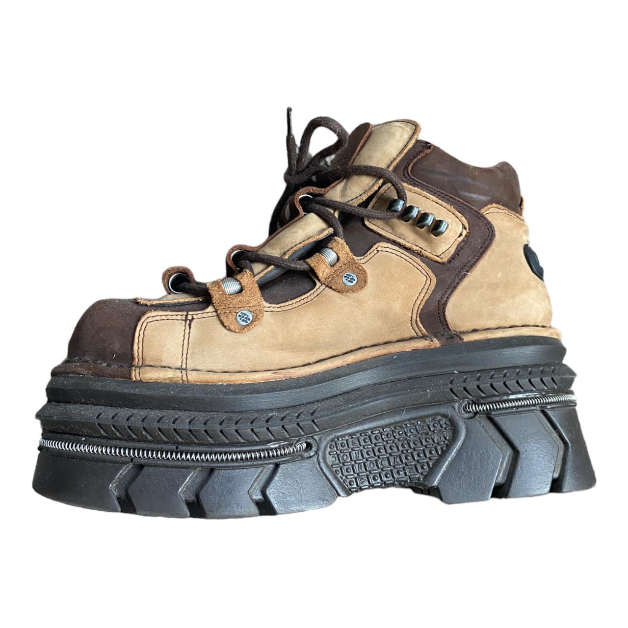 NEW ROCKS BROWN SUEDE ANKLE BOOTS SIZE 7 (40) The... - Depop