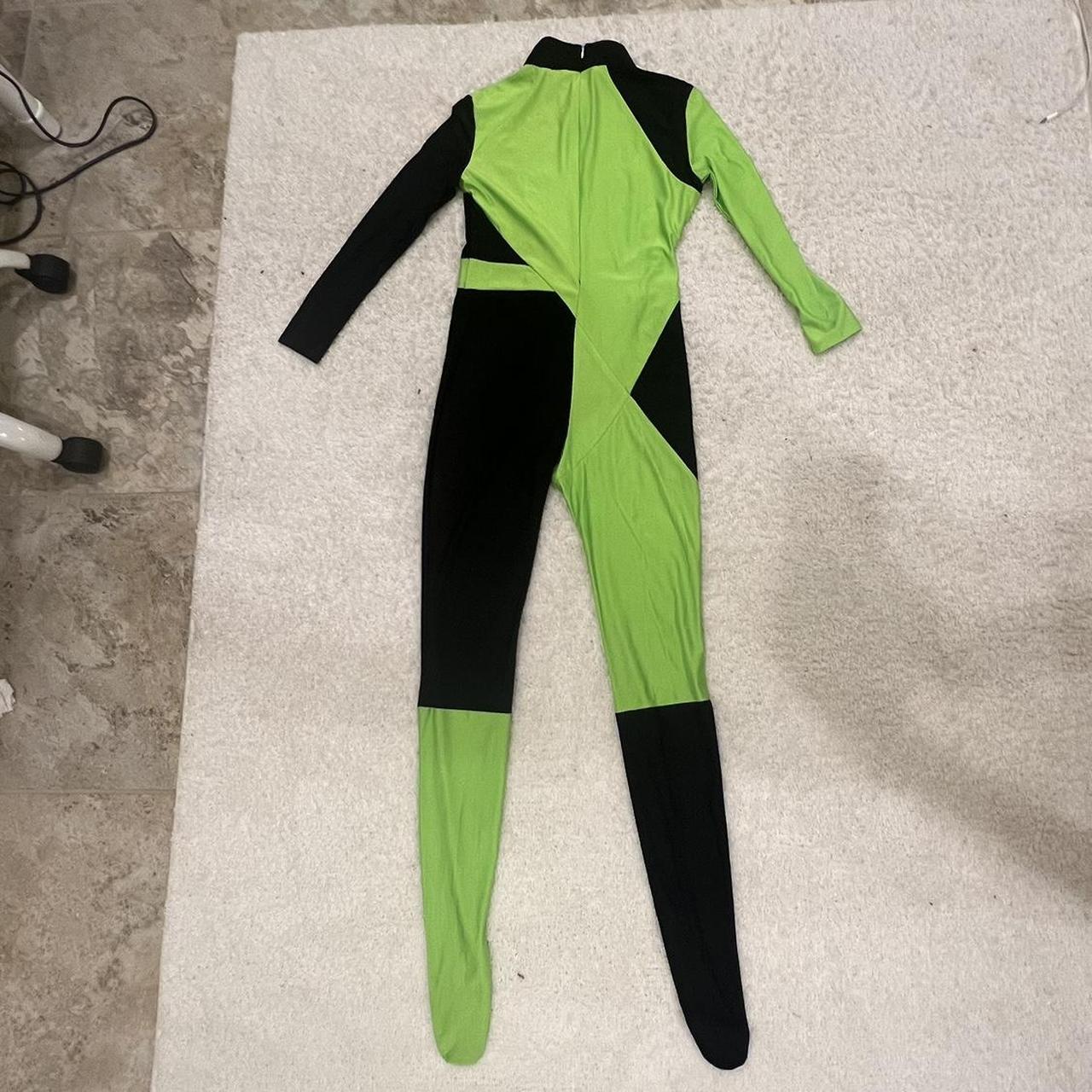 Sexy Shego Outfit Spandex footed jumpsuit New... - Depop