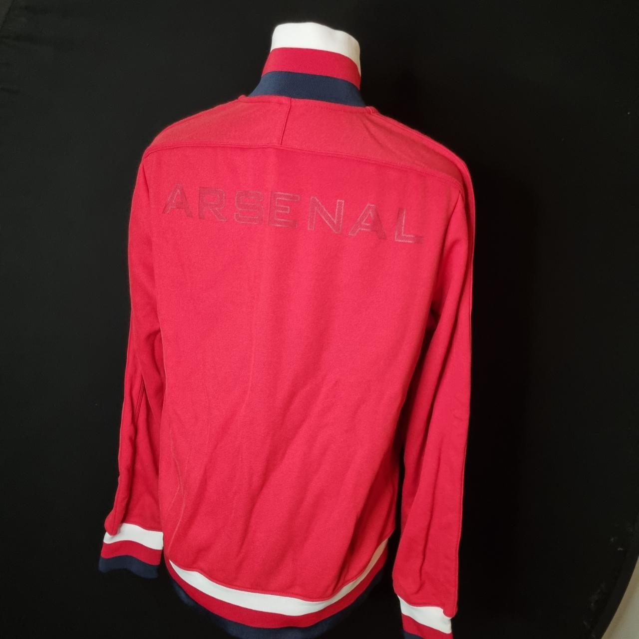 Arsenal Football Top Authentic Nike full zip... - Depop