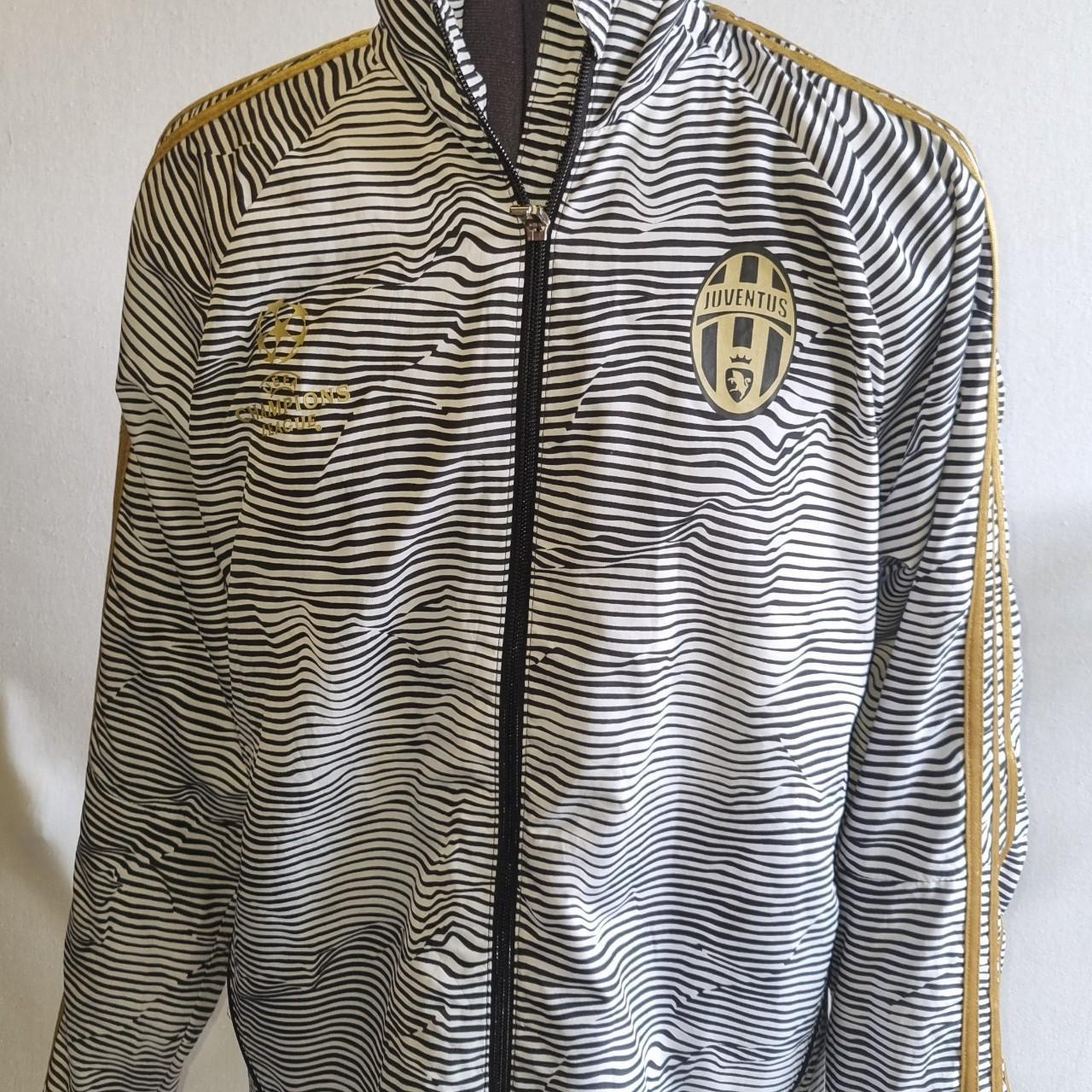Authentic Adidas, full zip zebra tracksuit... - Depop