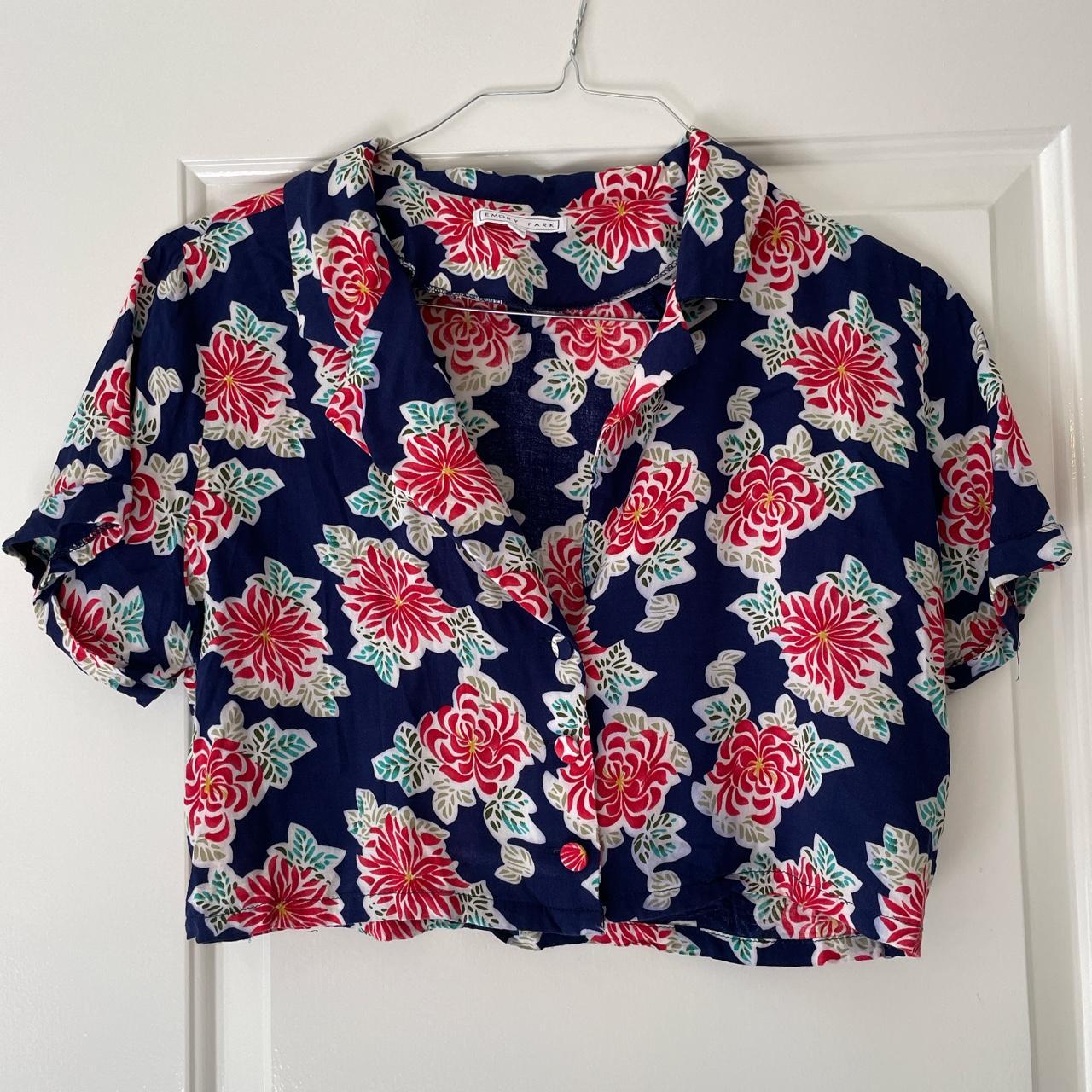 Emory Park Women's multi Crop-top | Depop