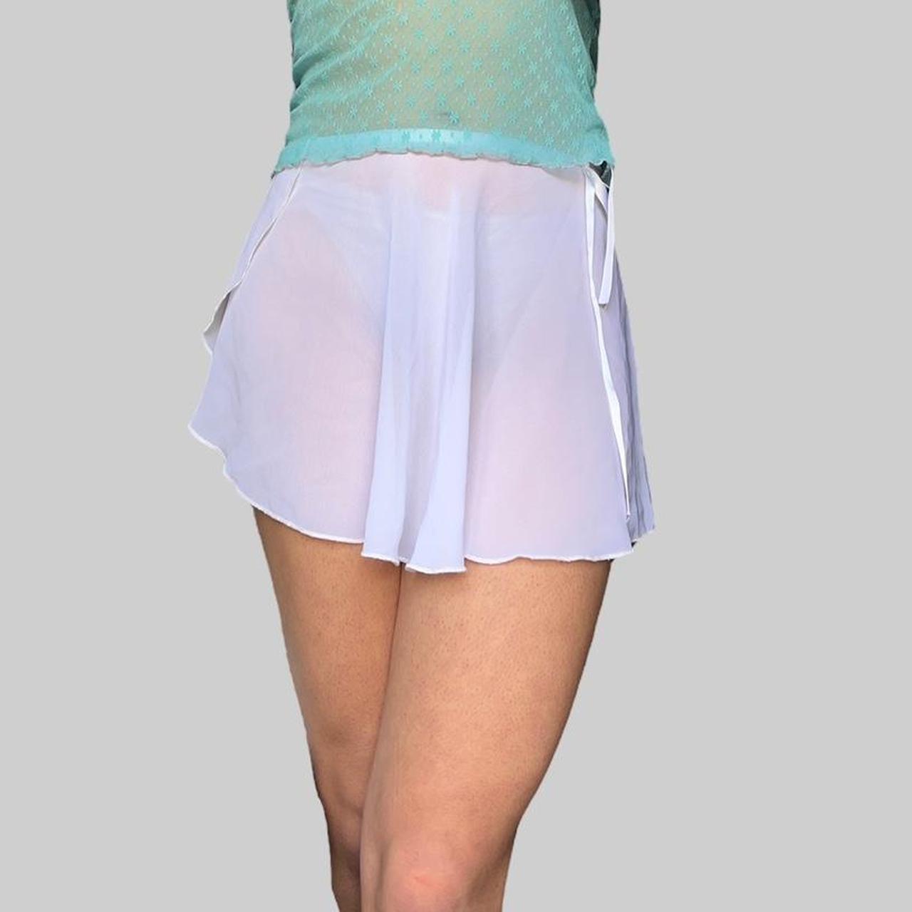 🦋 sheer white dance skirt 🦋 Shipping to US:... - Depop