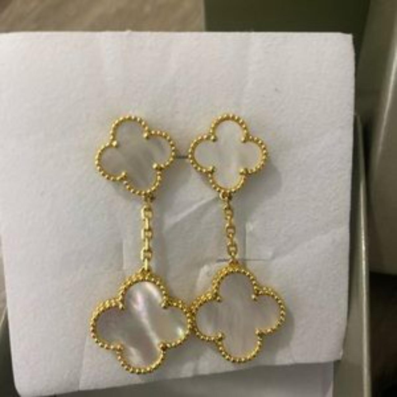 Van Cleef & Arpels authentic worn 1x Earrings- w/... - Depop