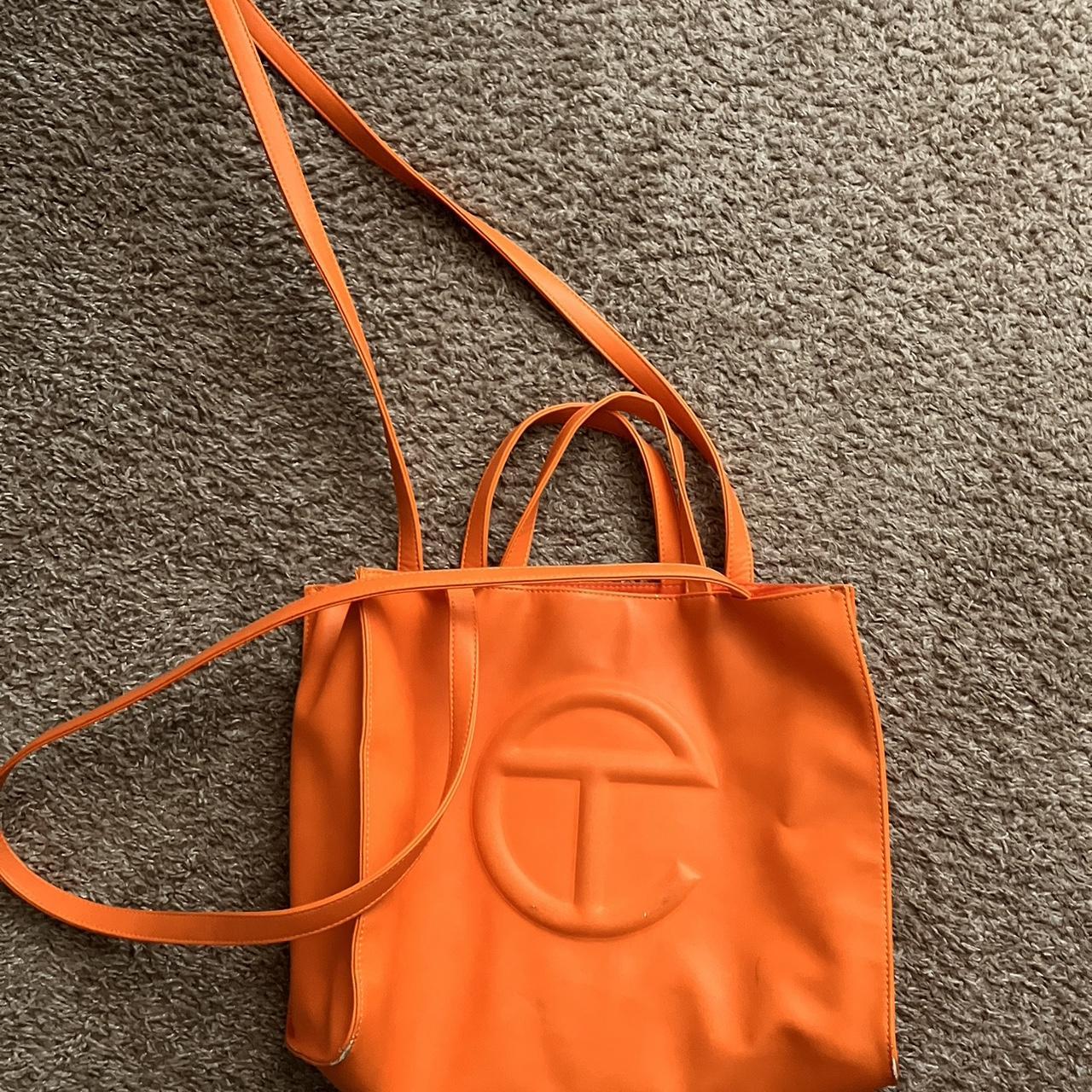 Telfar orange bag - Depop
