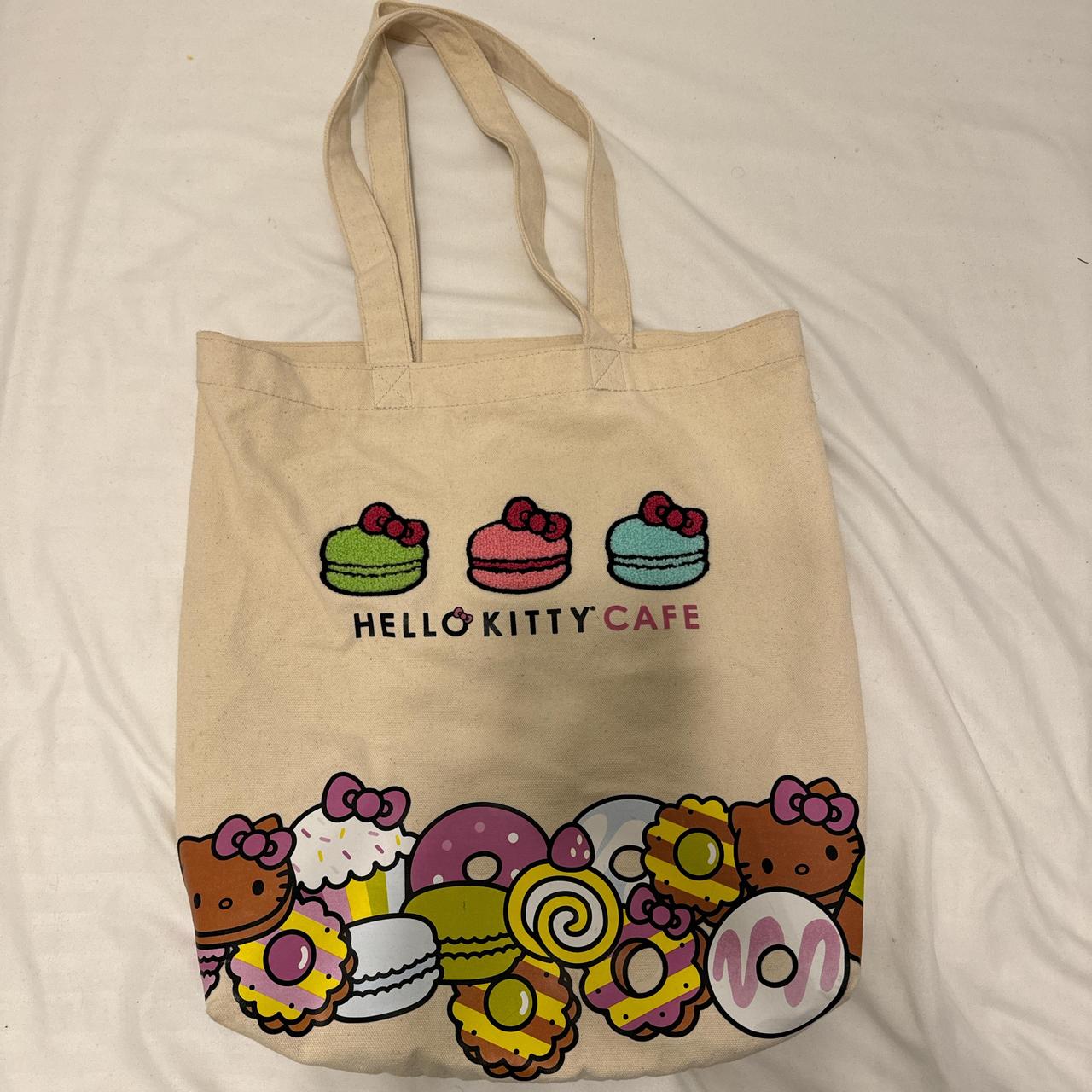 hello kitty cafe tote bag! super cute and spacey - Depop