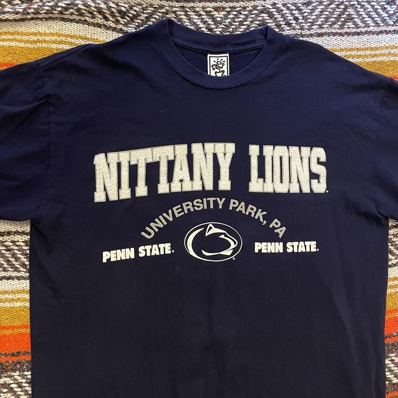 90s Vintage Penn State 🦁 Single stitch on the... - Depop