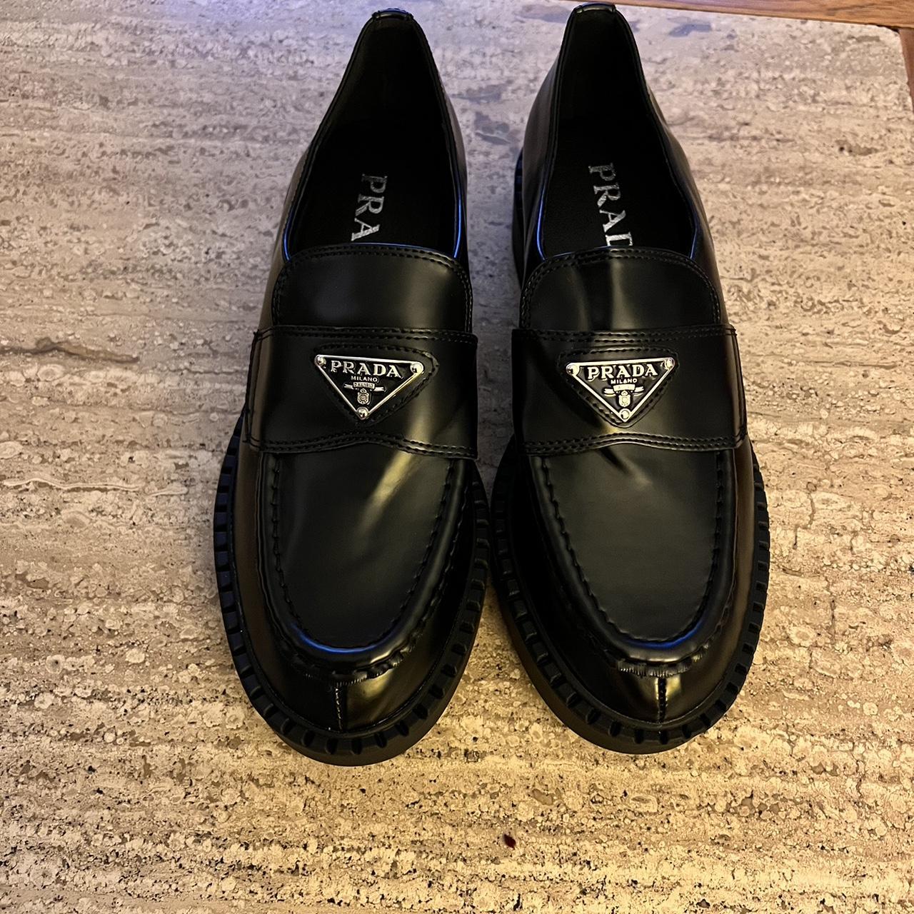 Prada Men's Black Loafers | Depop
