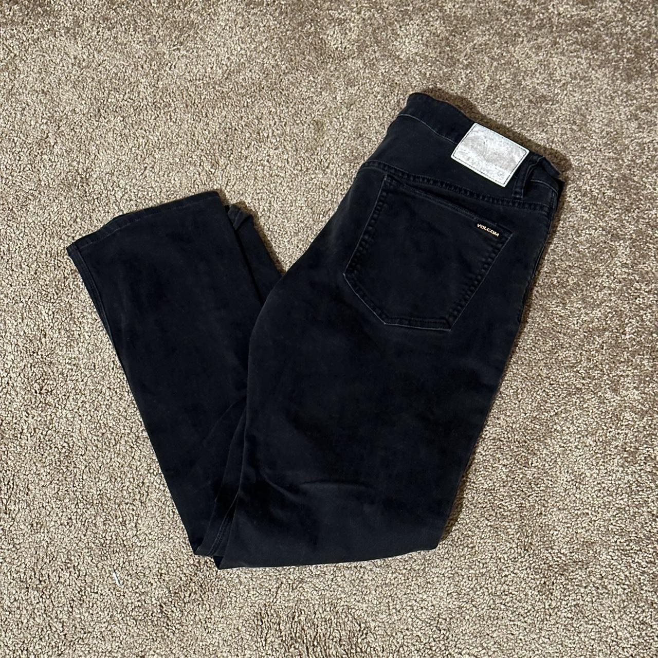 Volcom slim straight jean Size 33 - Depop