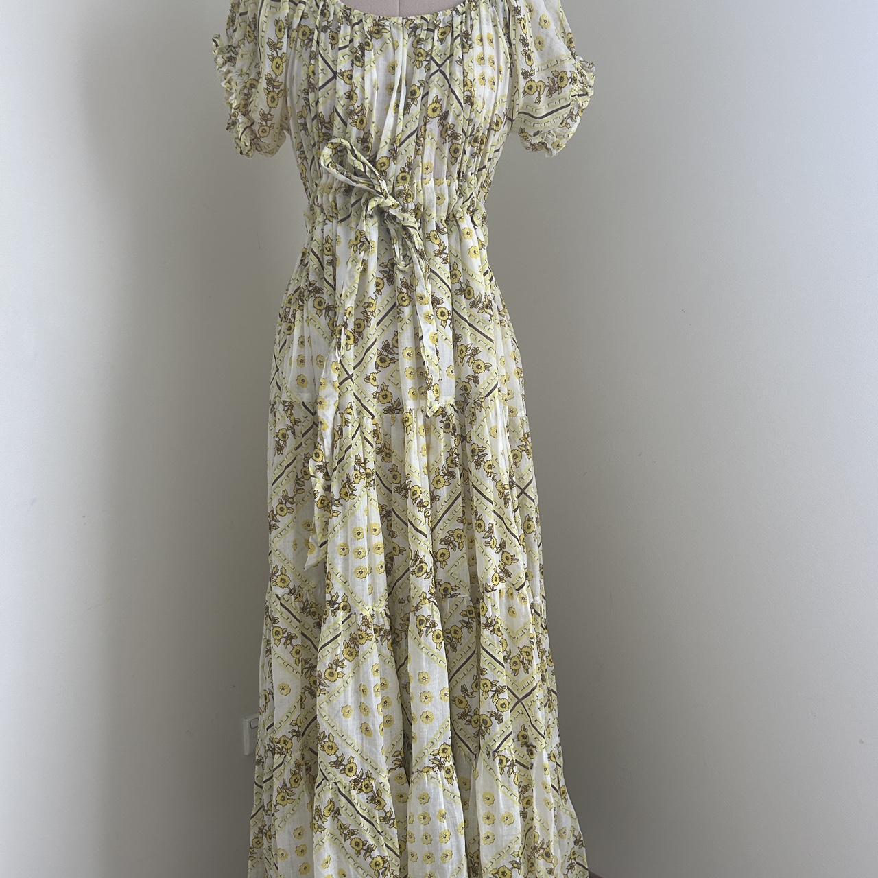 INNIKA Choo Dress Fits 8-12 drawstring waist Red... - Depop