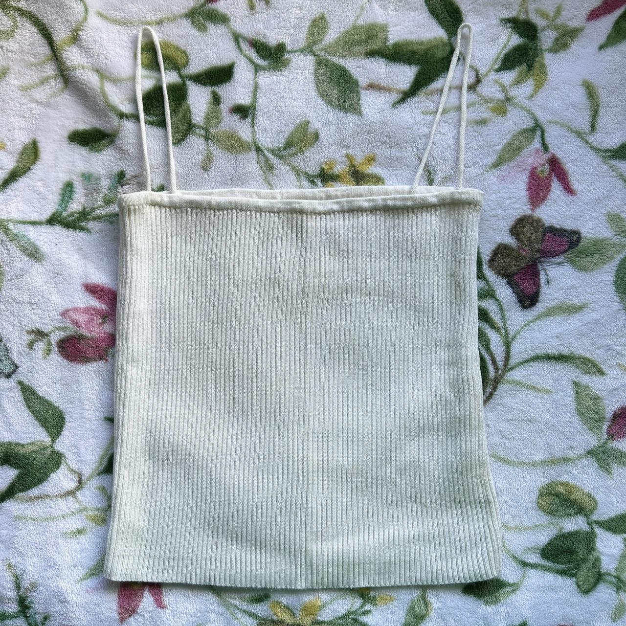 unif white tank top! ⭐️ size small ⭐️ very soft and... - Depop