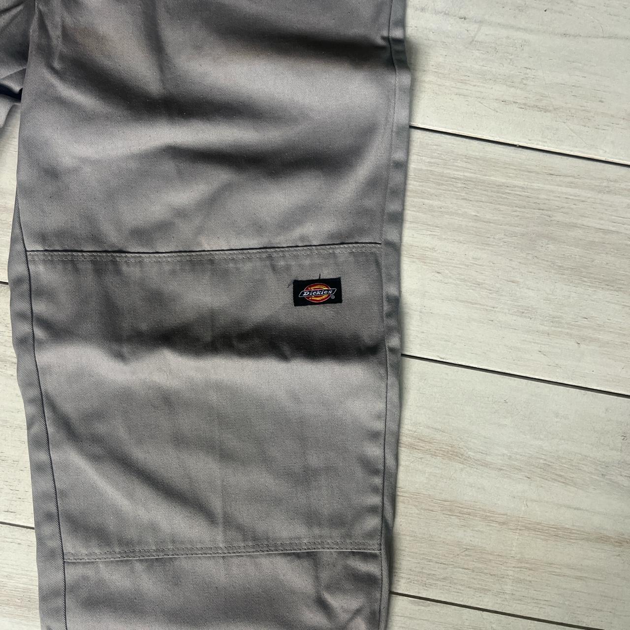 Grey Dickies Work Pants 36 X 30 Super Cool Trousers Depop