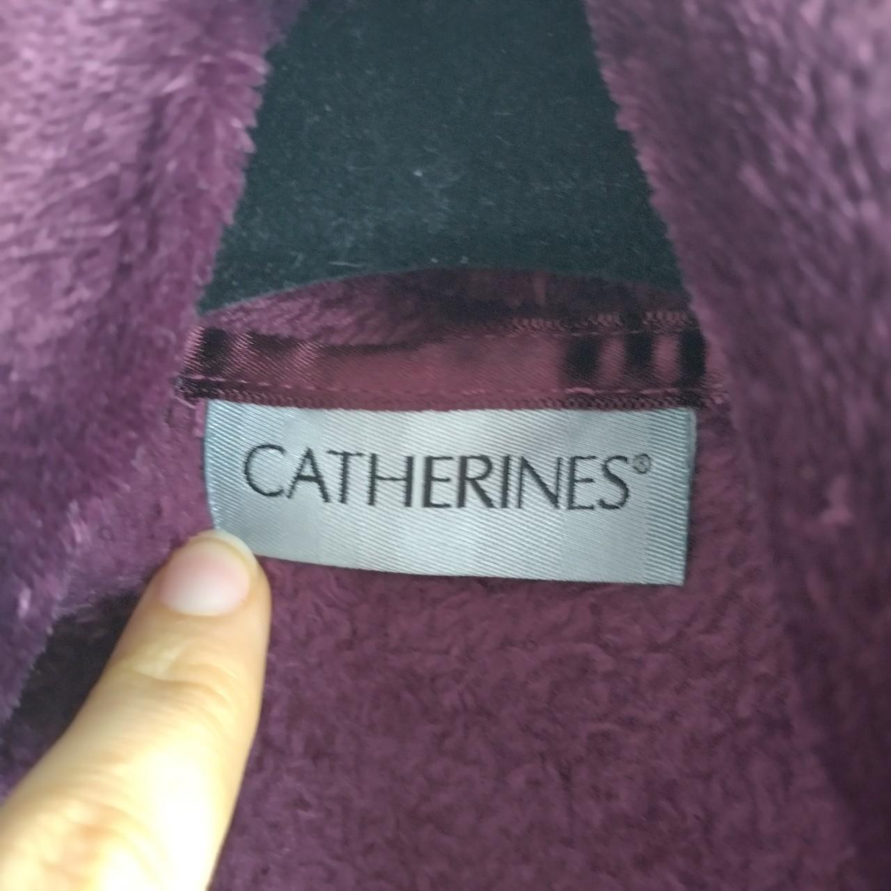 Catherines fluffy purple velour jacket. Super soft.... - Depop