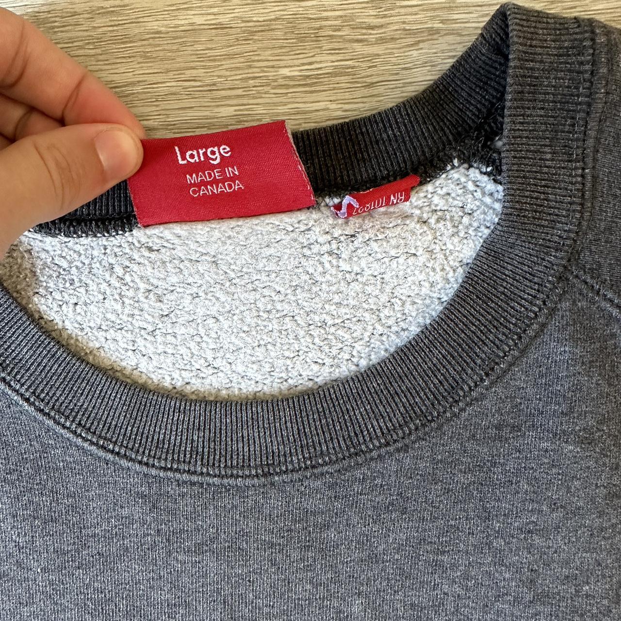 SUPREME JUMPER Supreme cursive logo circle crewneck... - Depop