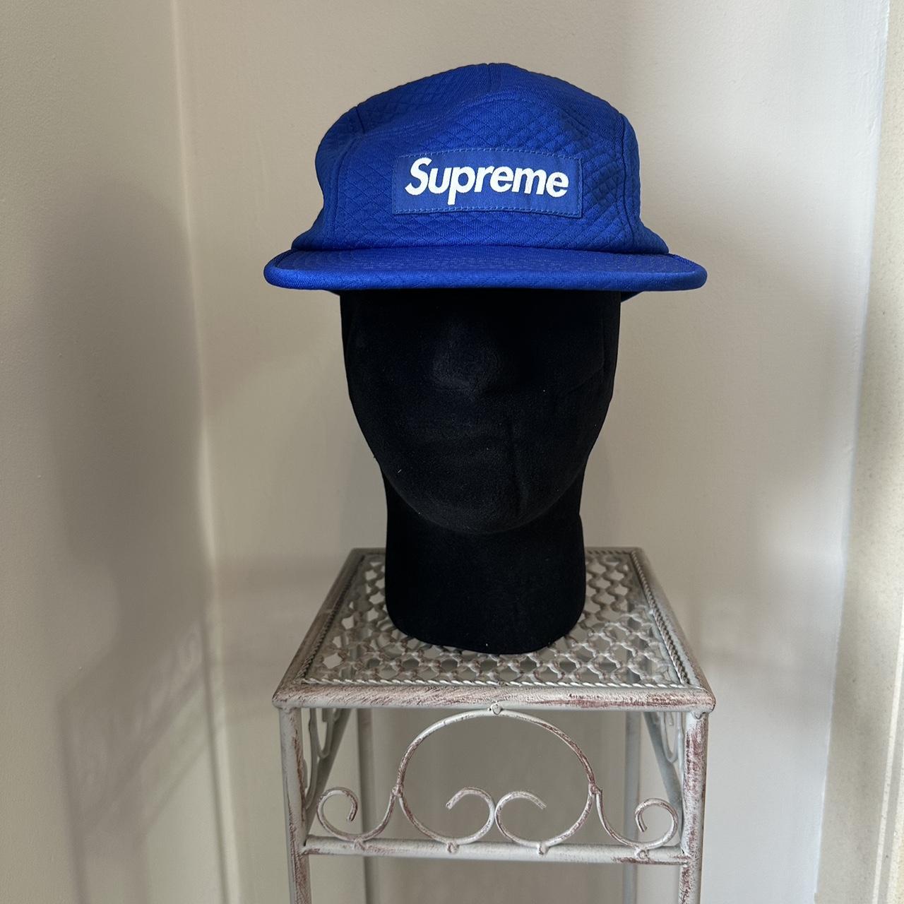 SUPREME HAT Supreme blue cap great condition no... - Depop