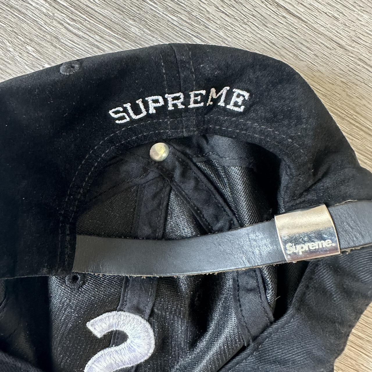 SUPREME HAT Supreme black cap great condition... - Depop