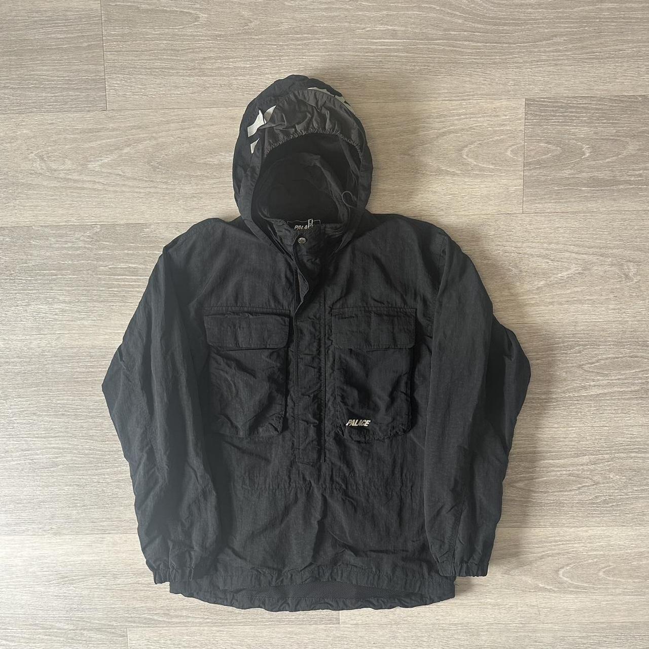 PALACE SHELL COAT Palace Bello jacket black size... - Depop