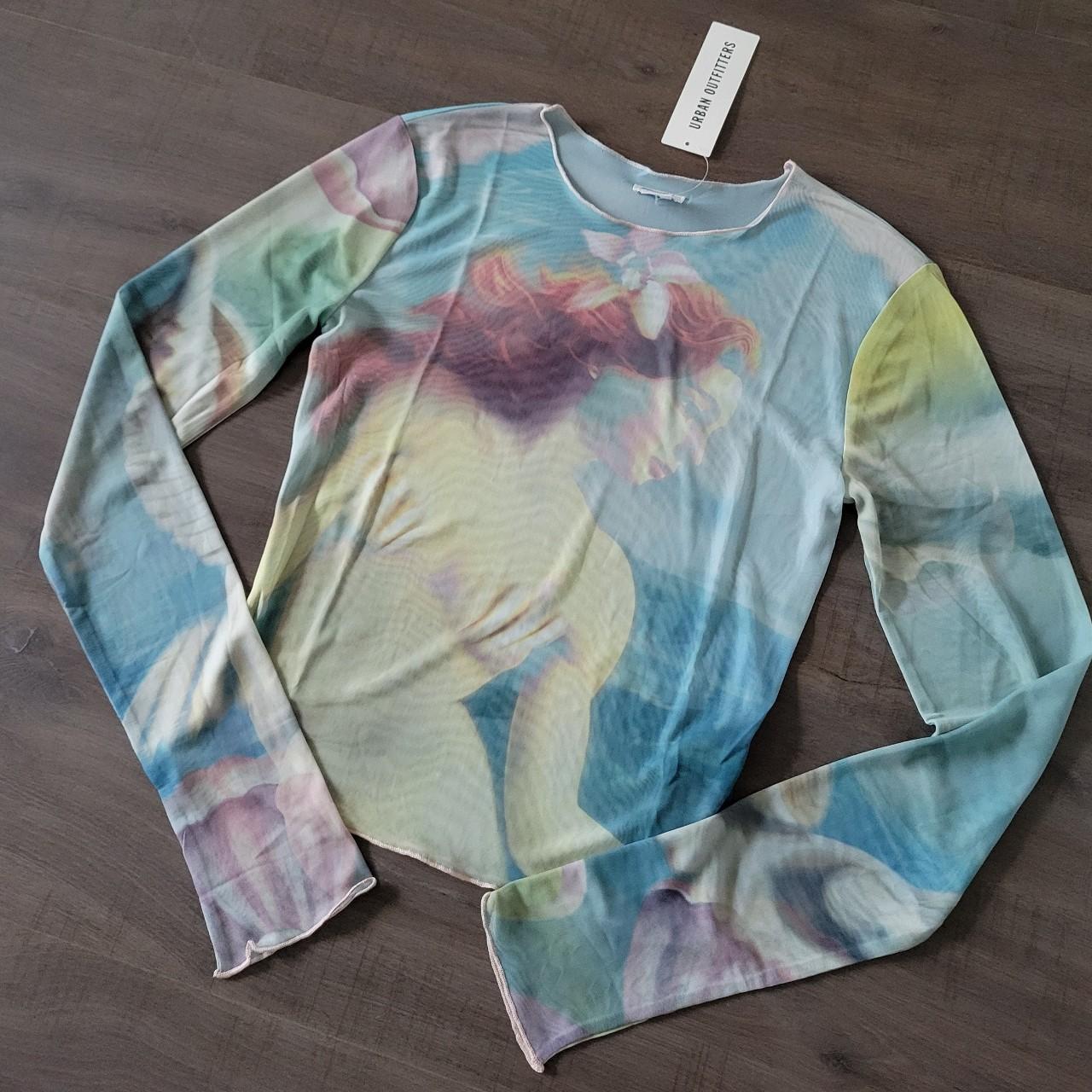 BNWT mimi mesh long sleeve top, from the brand... - Depop