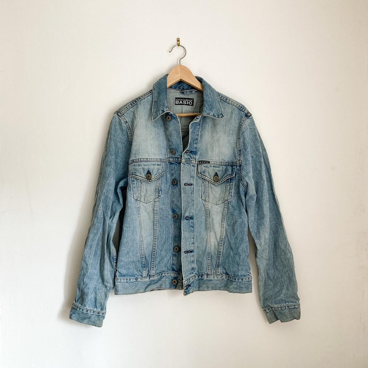 Estimated Size L Vintage Style Denim Jacket,... - Depop