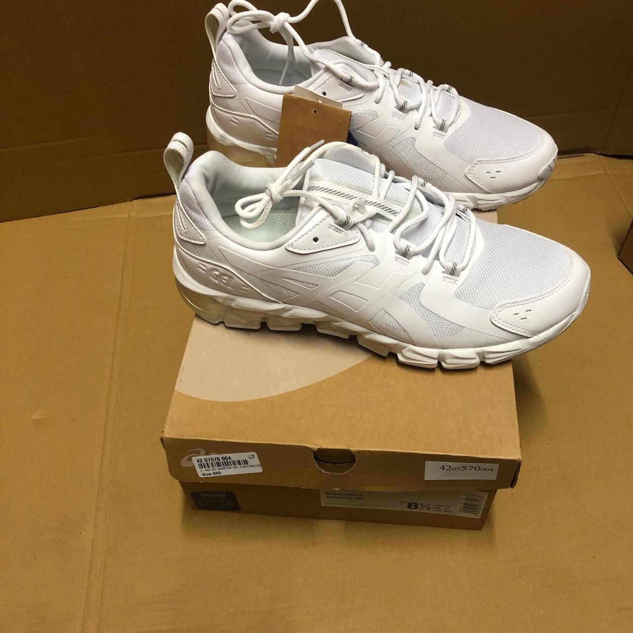 Asics Gel Quantum 180 white shoes trainers Brand... - Depop