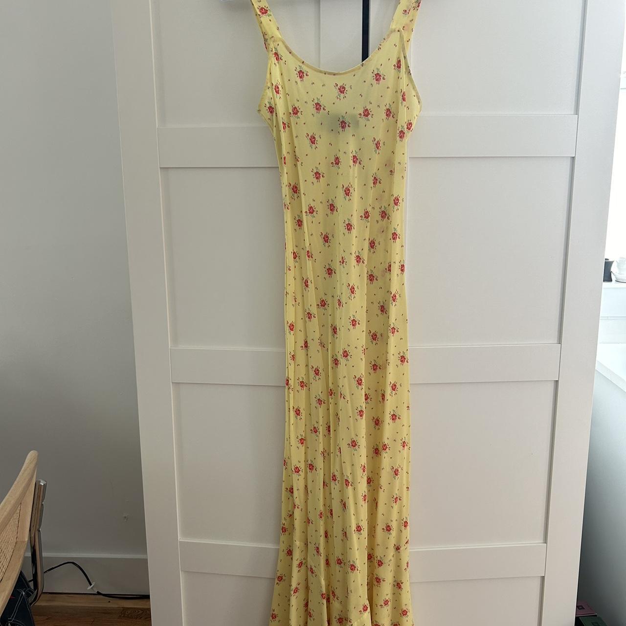 Realisation Par Allegra in yellow floral Size M Worn... - Depop