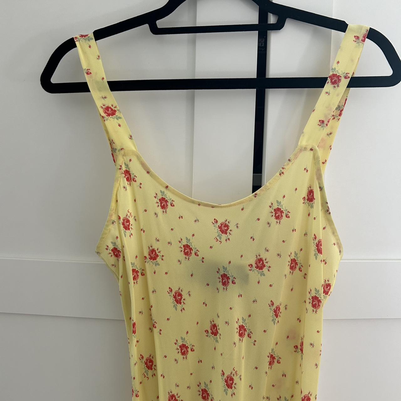 Realisation Par Allegra in yellow floral Size M Worn... - Depop