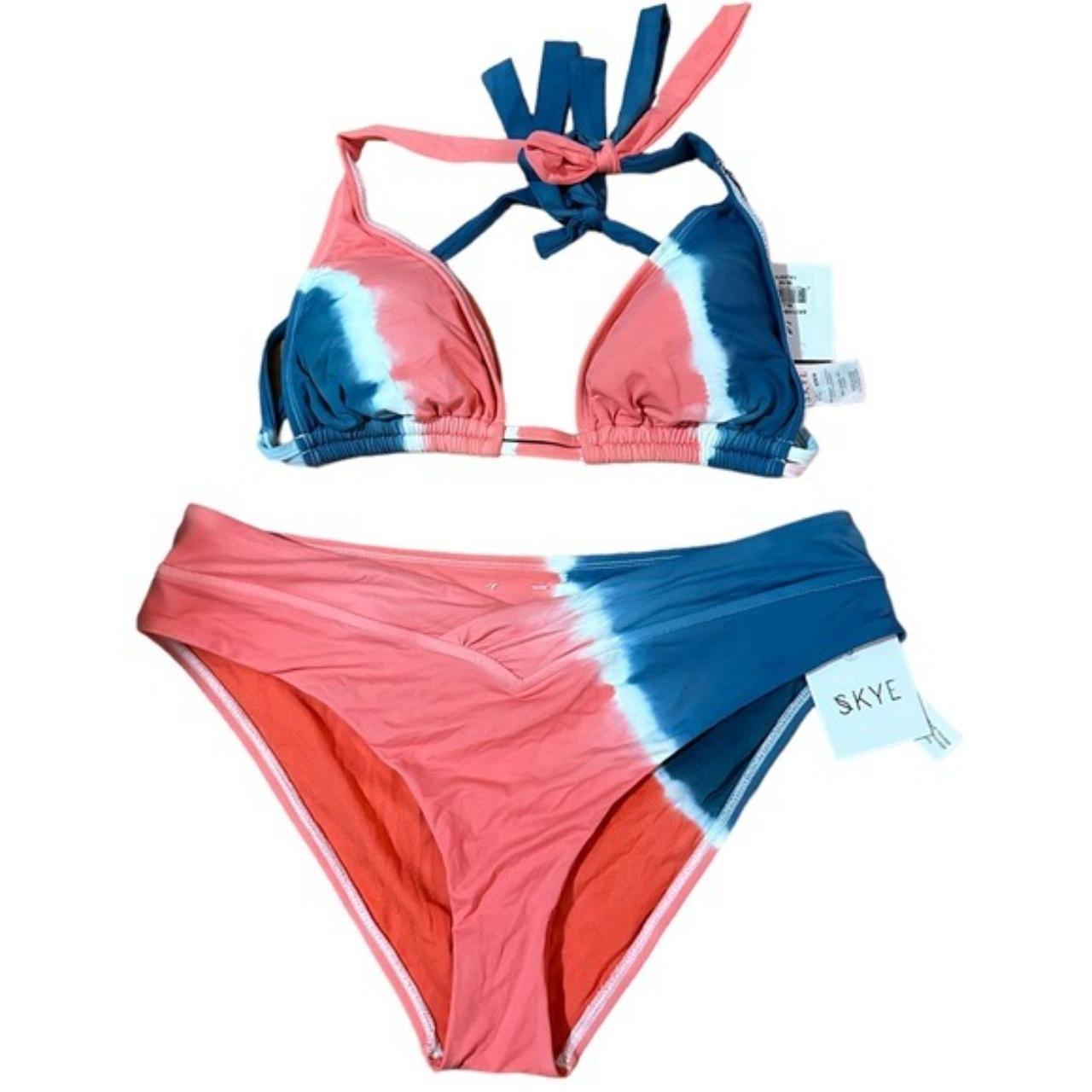 SKYE new with tags Celeste tye dye bikini in size... - Depop