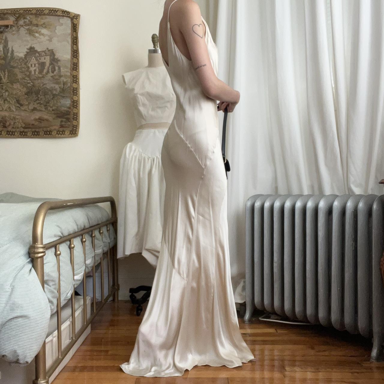 zara x narciso rodriguez collaboration white maxi... - Depop