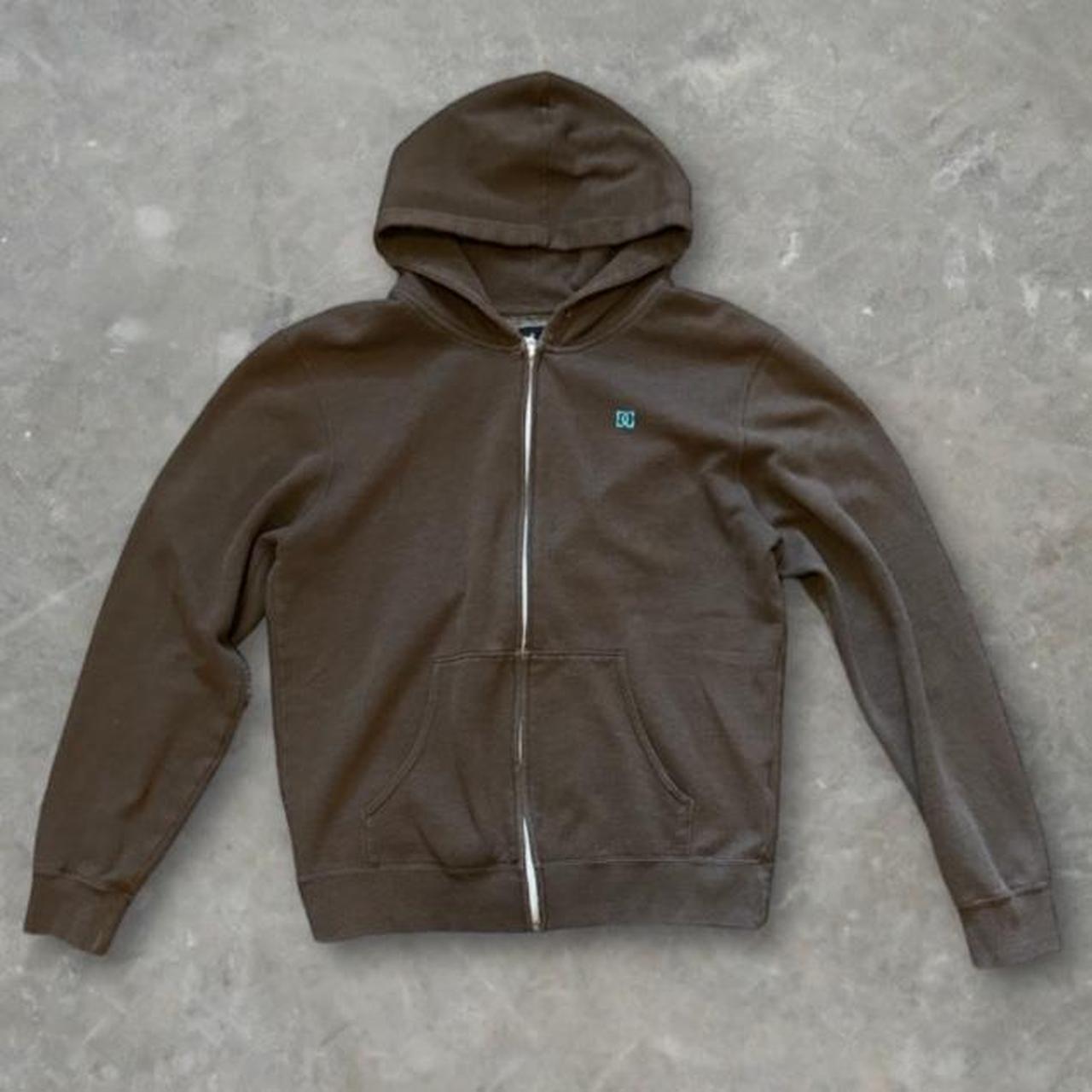 BROWN DC HOODIE Size Large Super nice brown color... - Depop