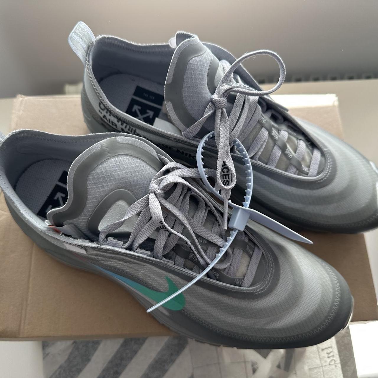 Nike Off White Air Max 97 Menta Size: UK9 /... - Depop