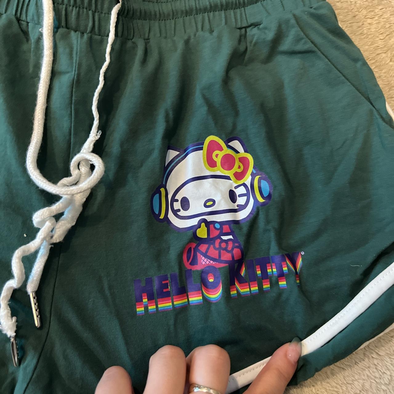#shein Hello Kitty collection shorts . Lounge wear!... - Depop
