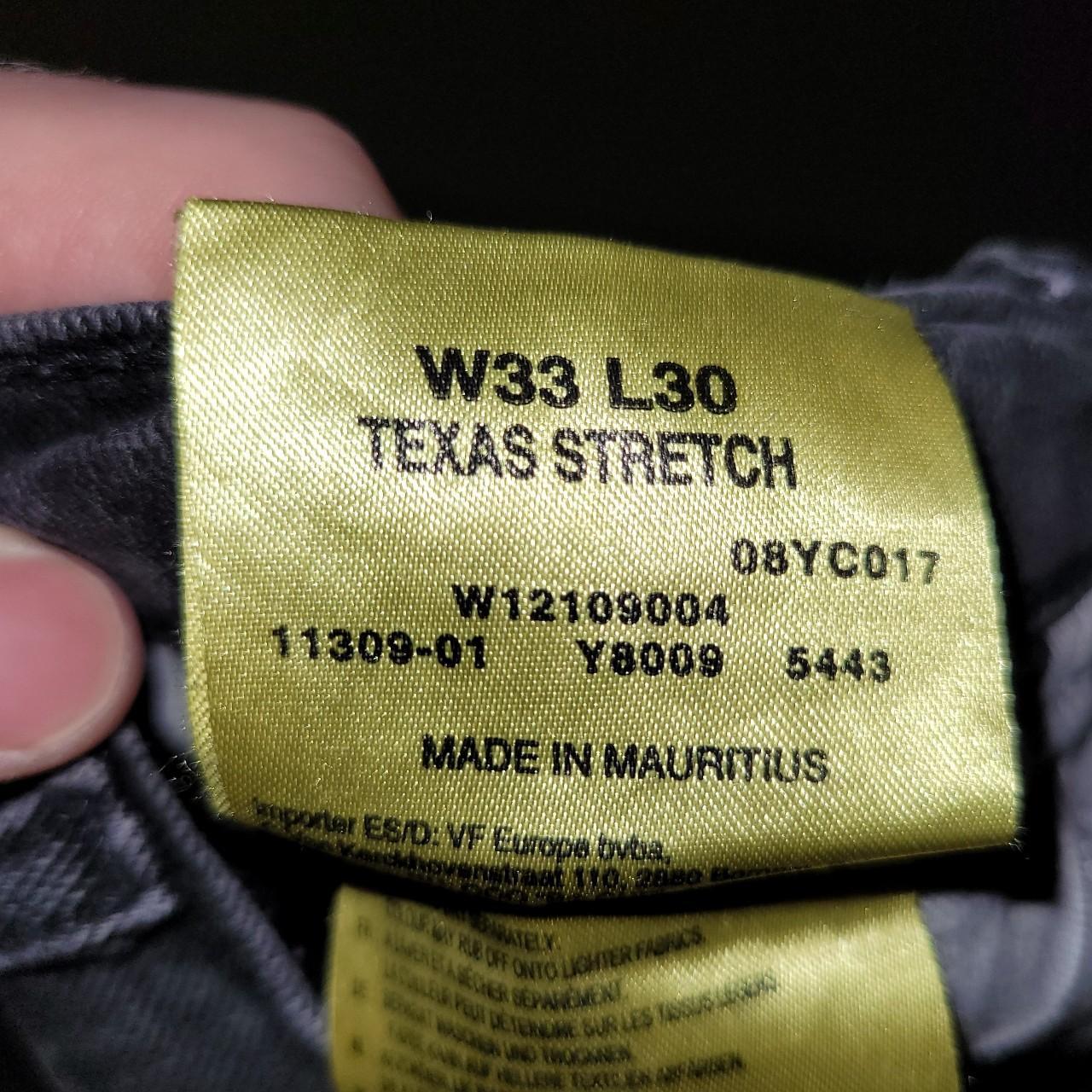 Wrangler Texas Stretch Black Jeans W33 L30 - Depop