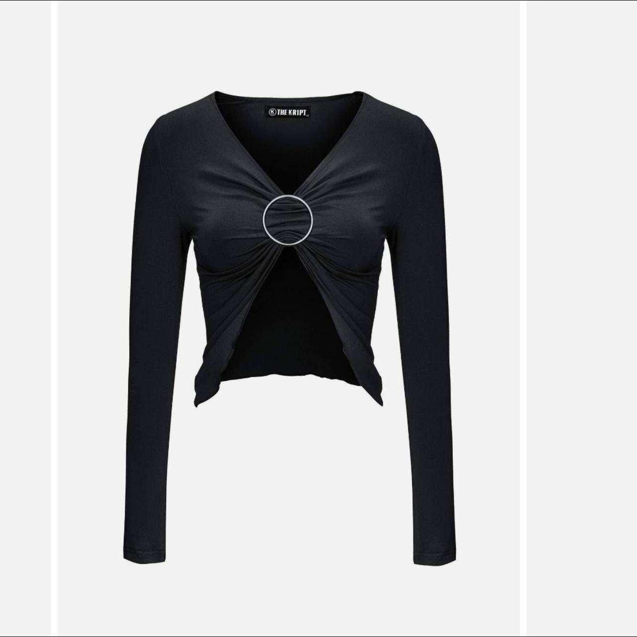 the kript black long sleeve. size XS. brand new.... - Depop