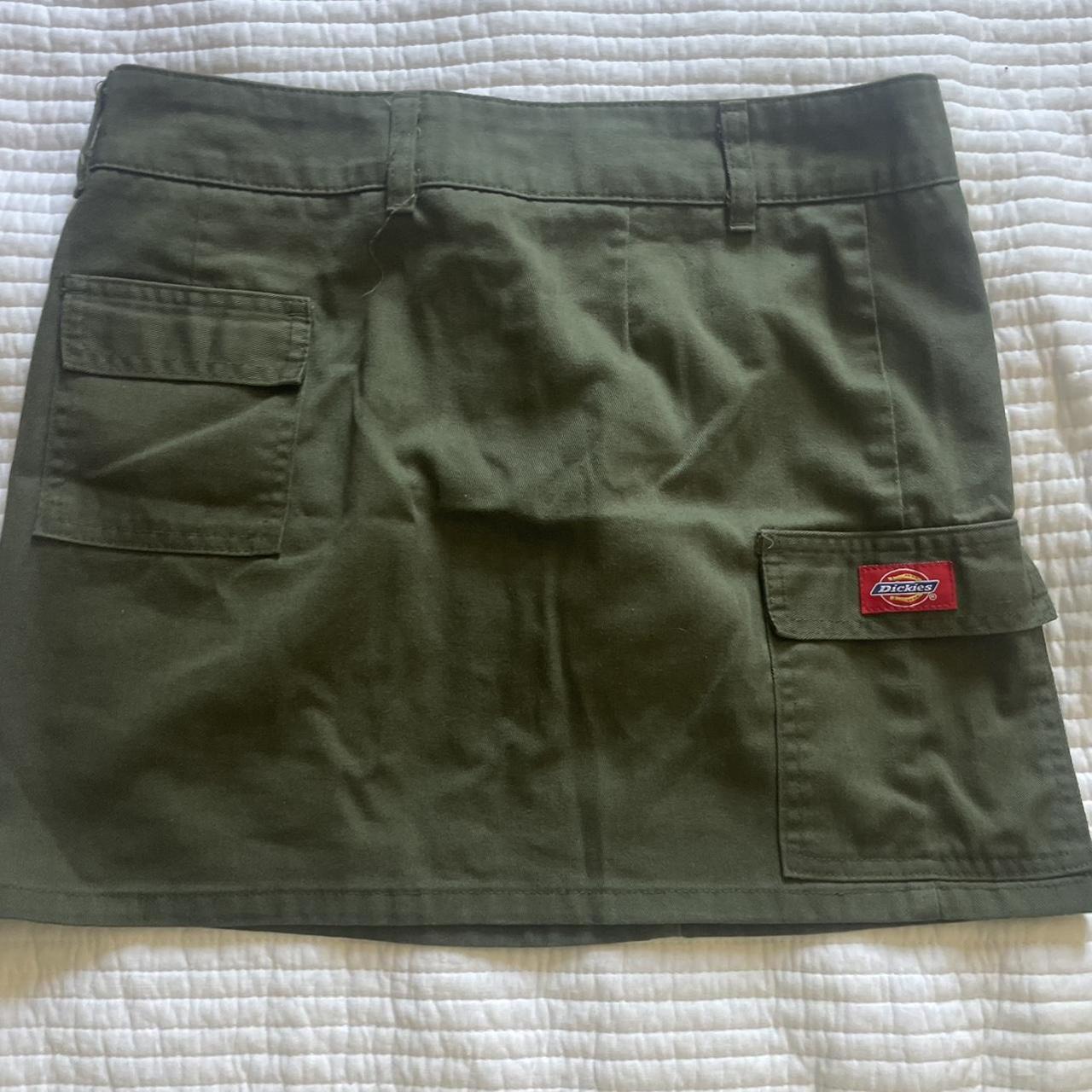 cutest cargo dickies mini skirt. size 3, perfect... - Depop