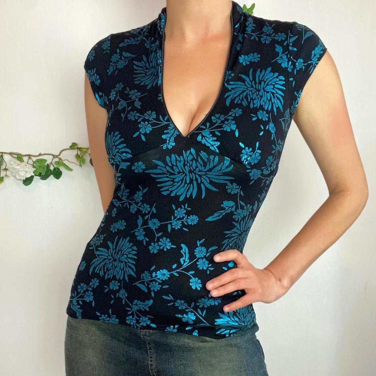 Stunning 2000s Jane Norman top in size 8 with... - Depop