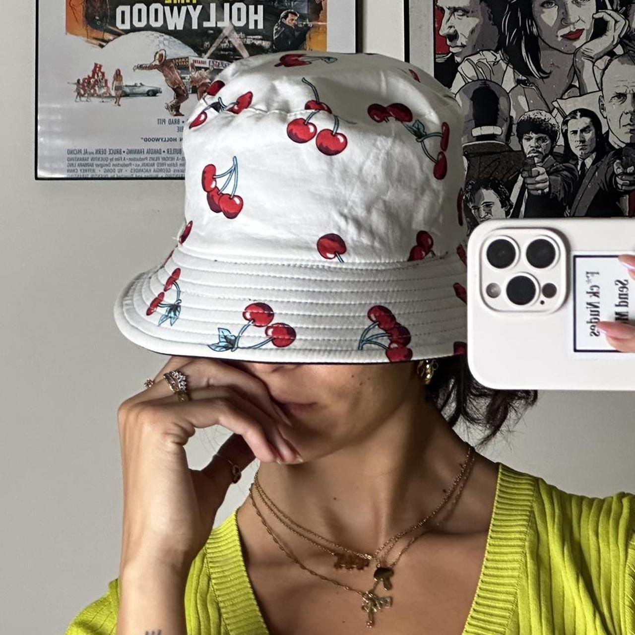 Cherry bucket hat - Depop