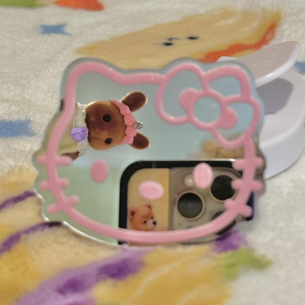 hello kitty mirror pop socket this pop socket is... | Depop