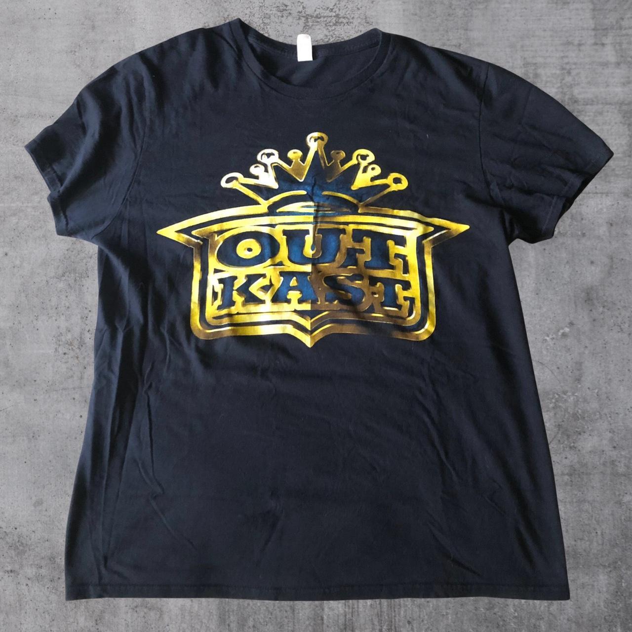 Outkast Logo Black Large T Shirt #outkast... - Depop