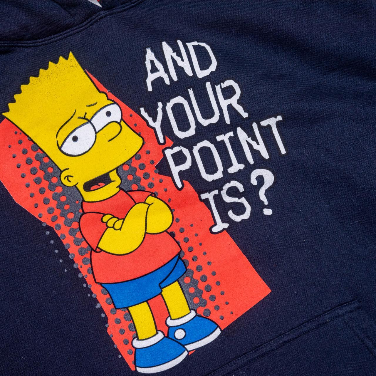 Mid 00's 2007 The Simpsons Bart "And Your Point Is?"... - Depop