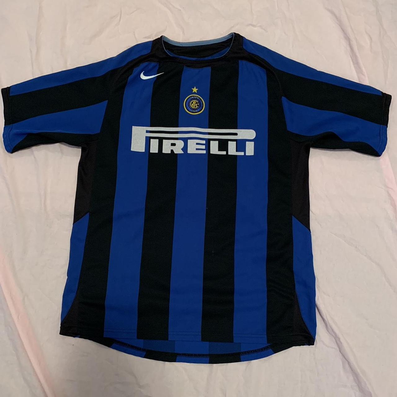 2003 inter milan home jersey by nike some wear... - Depop
